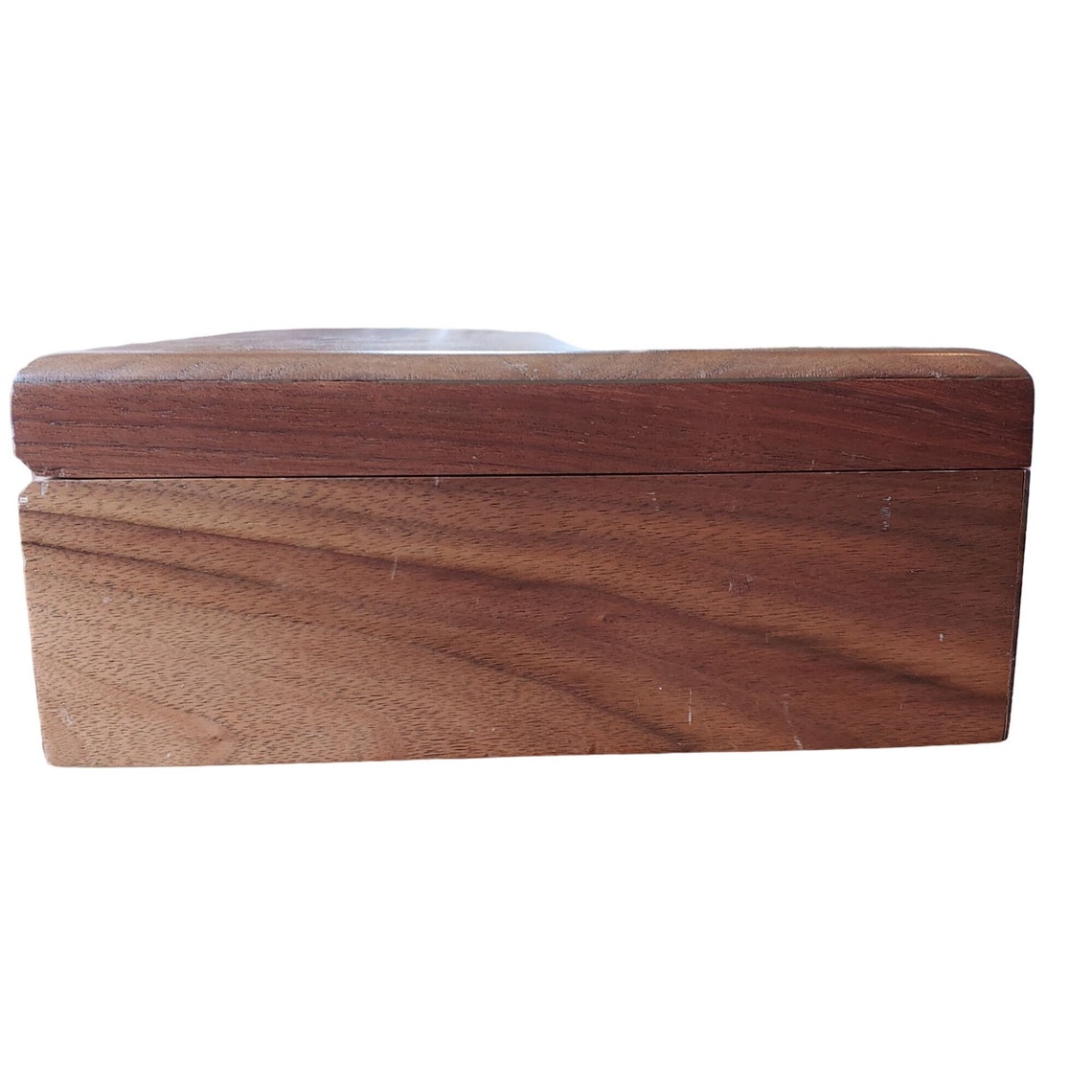 Bigelow Tea Chest Holder Wood Box Organizer 8 Felt Divided Compartments ...