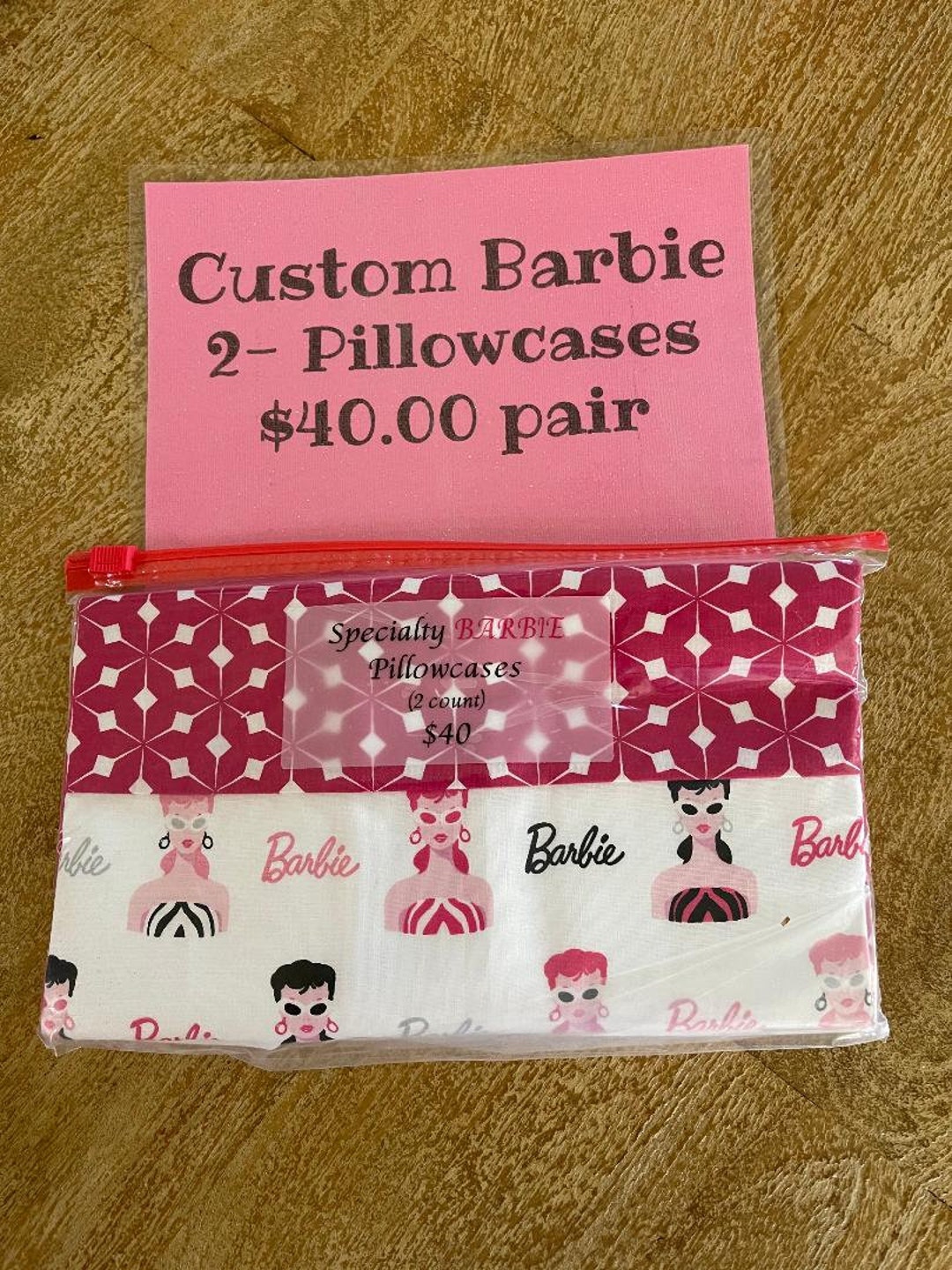 Barbie Girl Custom Pillow Cases 2 Ct - Etsy