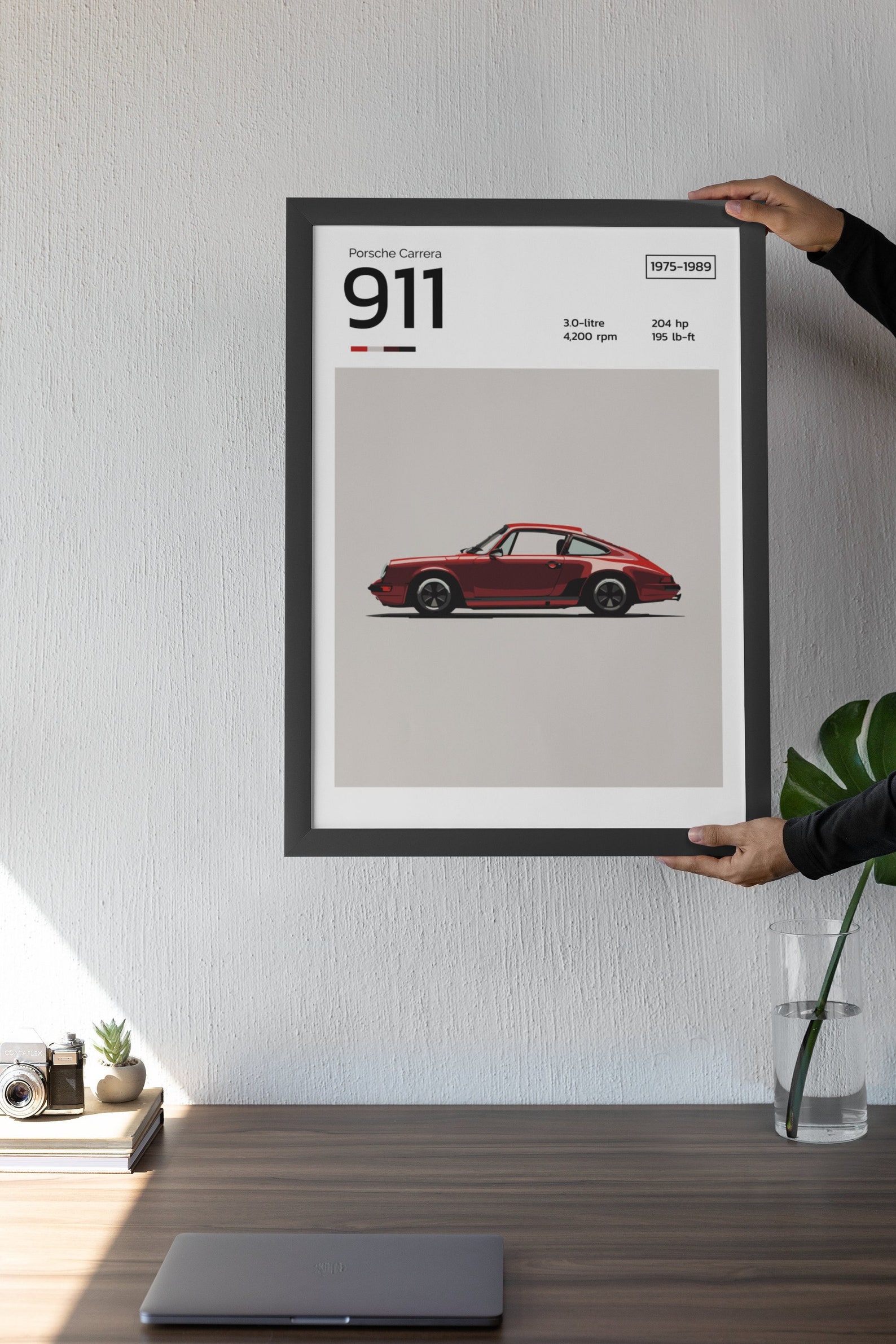 Digital Download Porsche 911 Carerra Poster Car Print, Cool, Wall Print ...