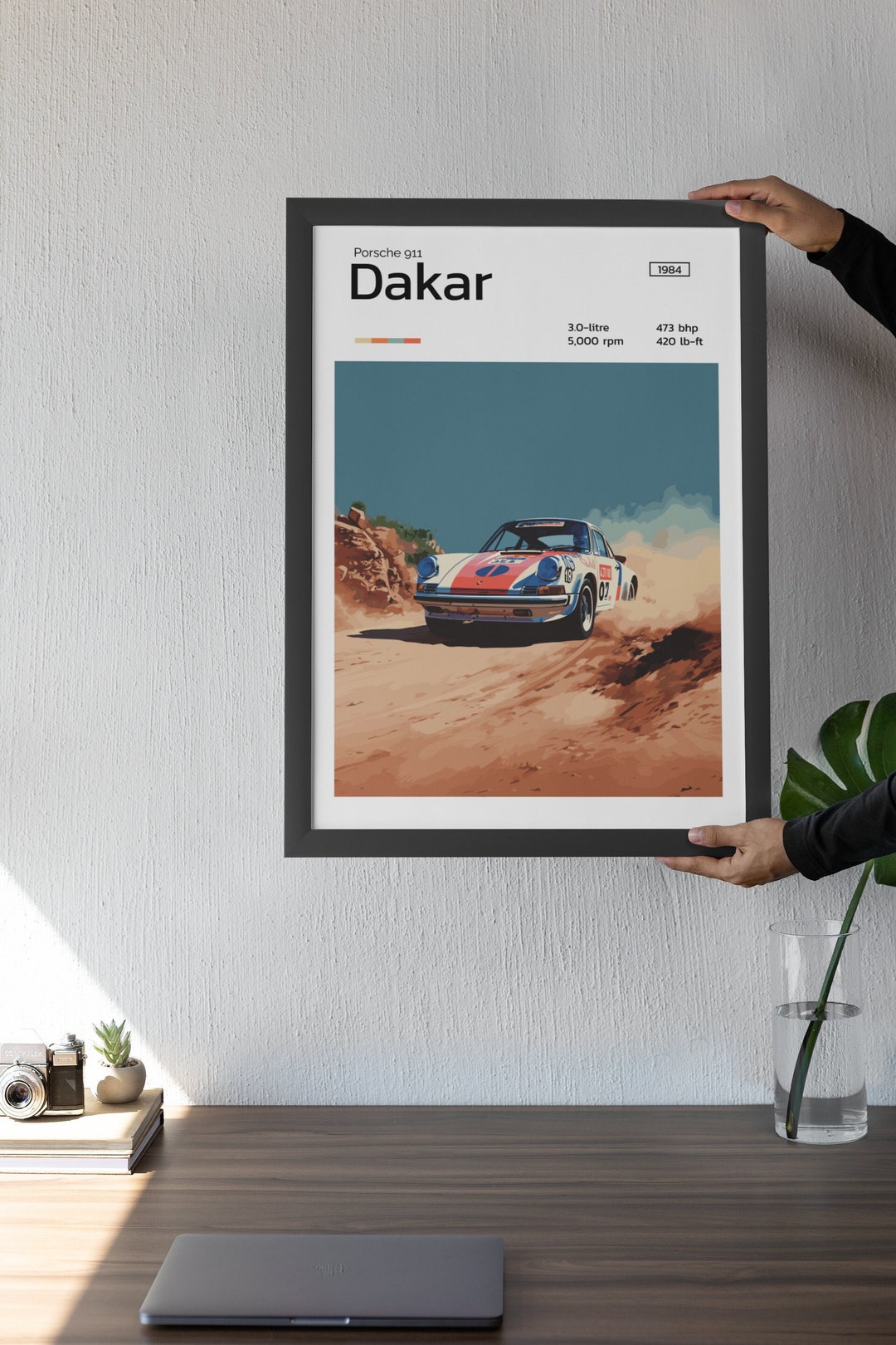 Digital Download Porsche 911 Dakar Poster Car Print, Cool, Wall Print ...