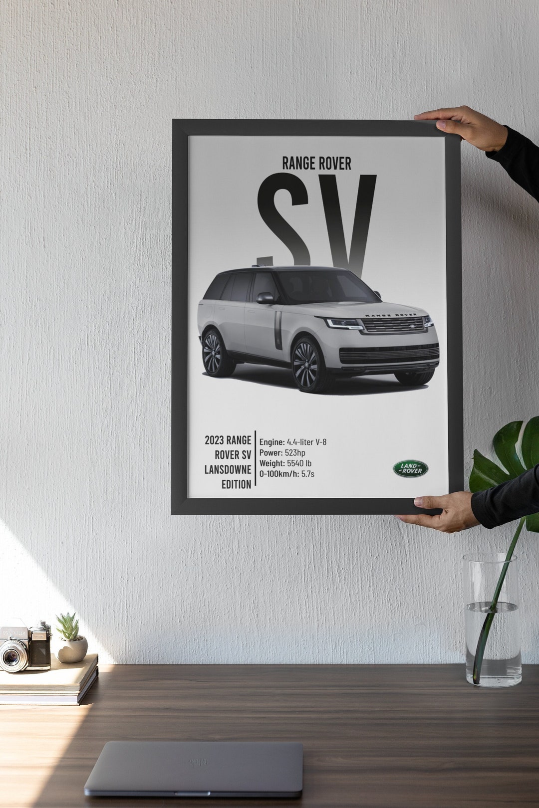 Range Rover SV Poster Car Print, Digital Download, Cool, Wall Print ...