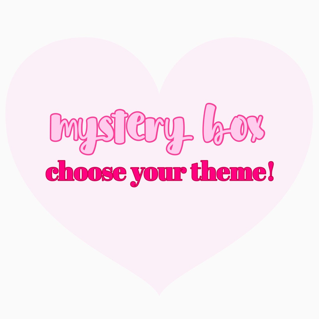 Mystery Box! Choose Your Own Theme - Available in 5 Sizes. - Etsy