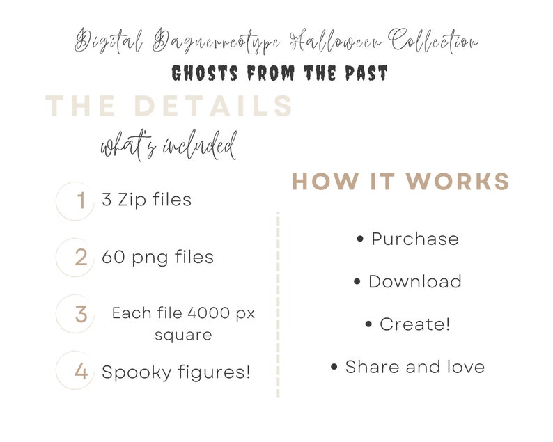 60 Ghosts From the Past Halloween Daguerreotype Digital Collection ...