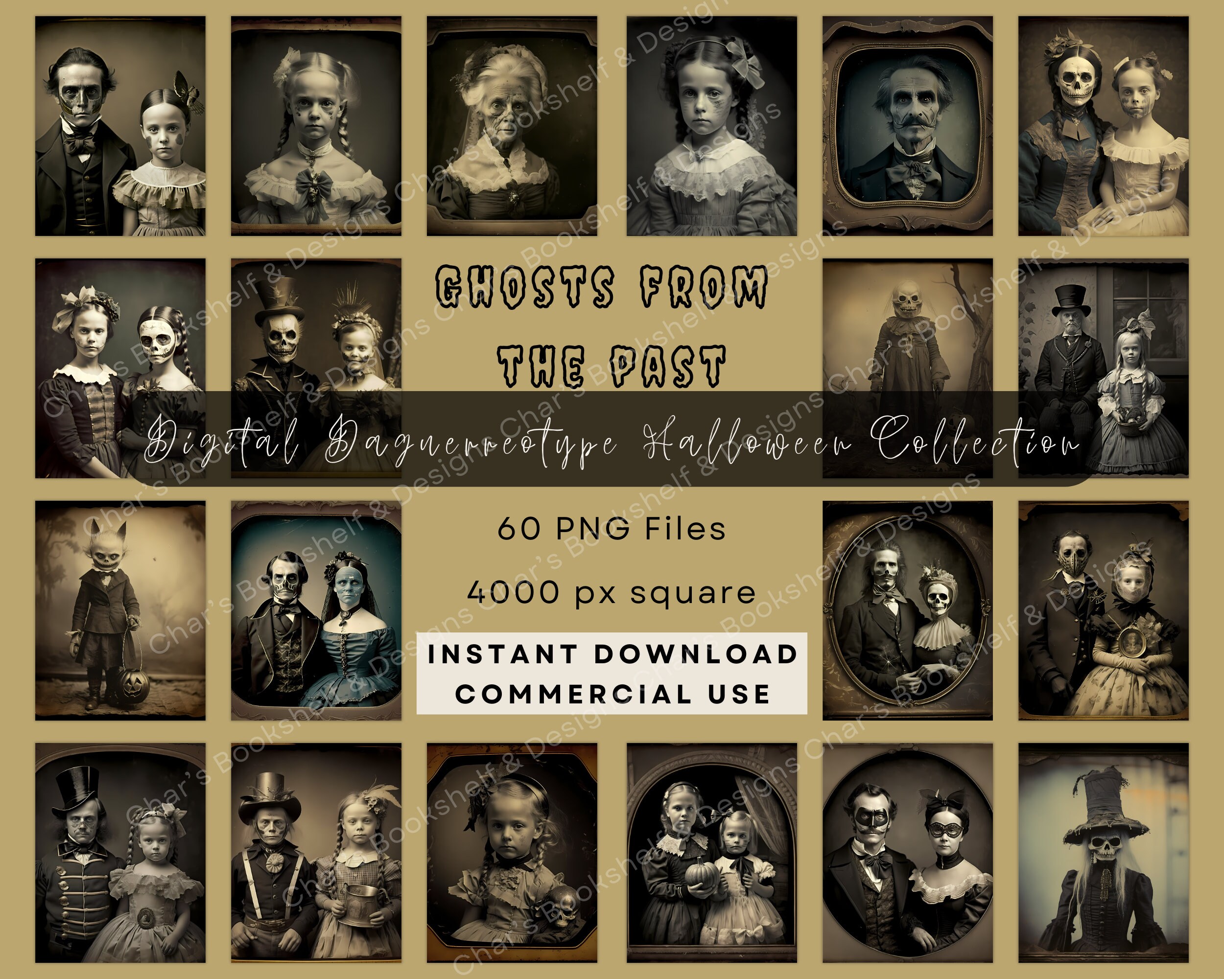 60 Ghosts From the Past Halloween Daguerreotype Digital Collection ...