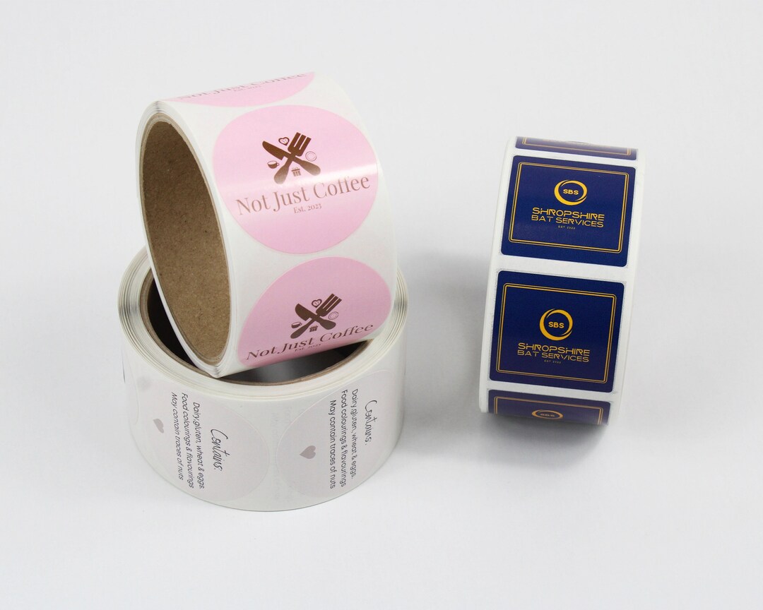 Roll Sticker Printing, Roll Label Printing, Gloss Label Printing, Round ...