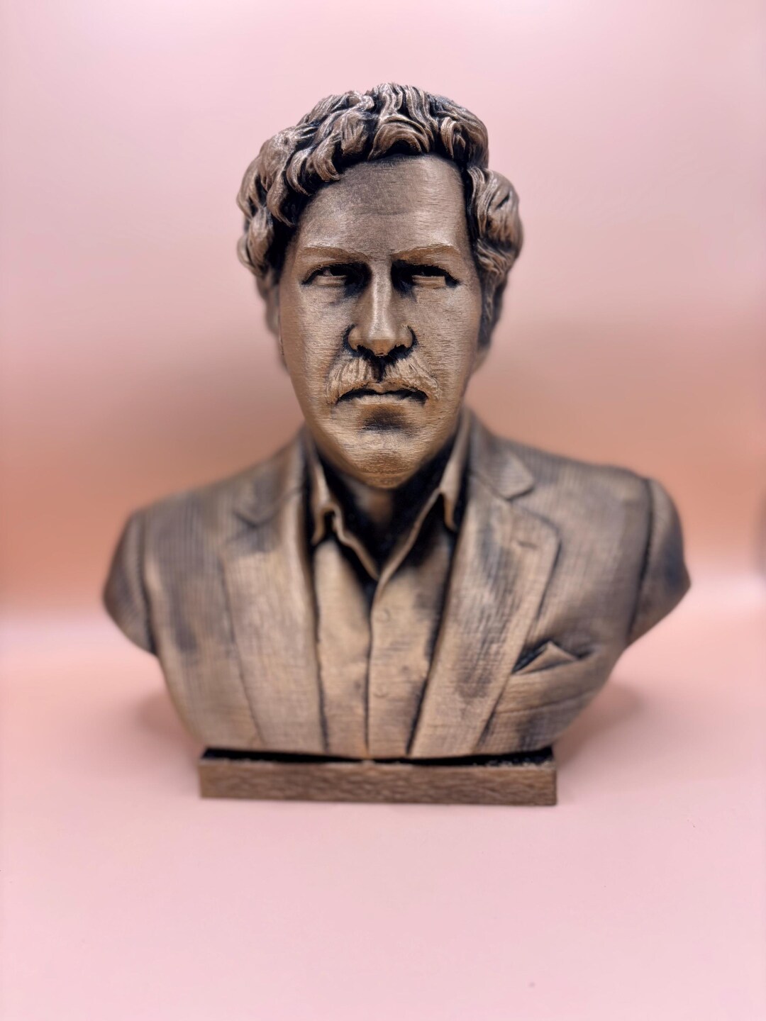Pablo Escobar Bust: Handcrafted 3D Printed PLA Statue - Etsy