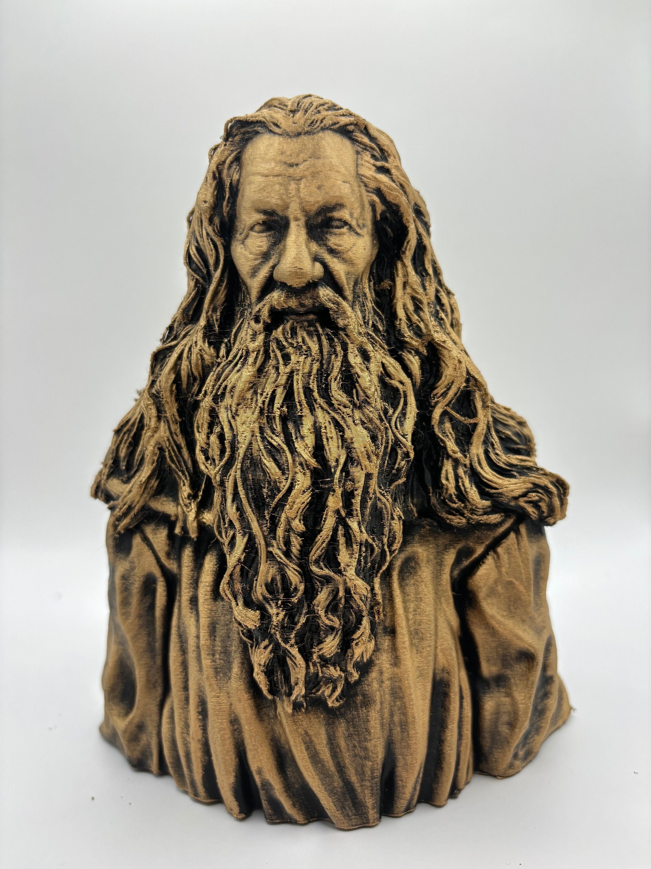 Gandalf - Lord of the Rings 3d Printed Bust Statue - Etsy