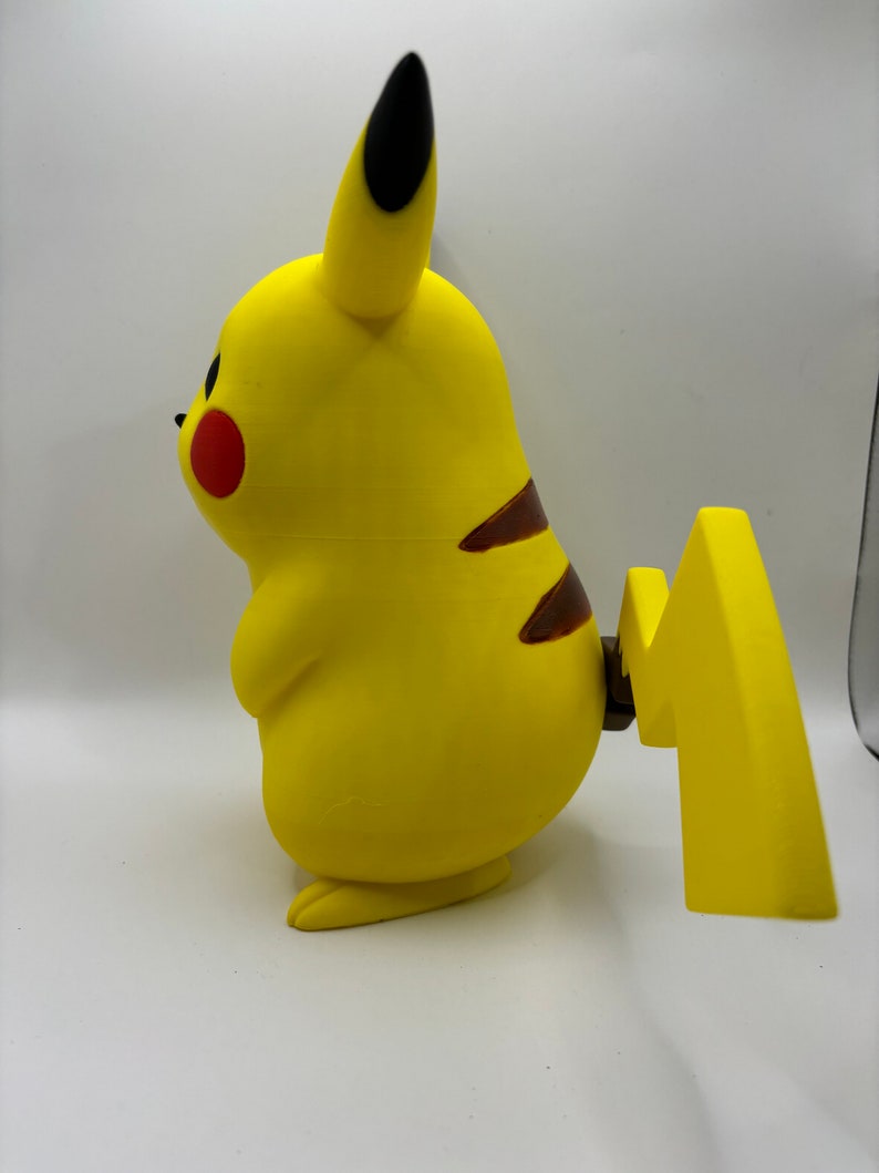3d Printed Van Gogh Pikachu Shocked Pikachu Figurine - Etsy