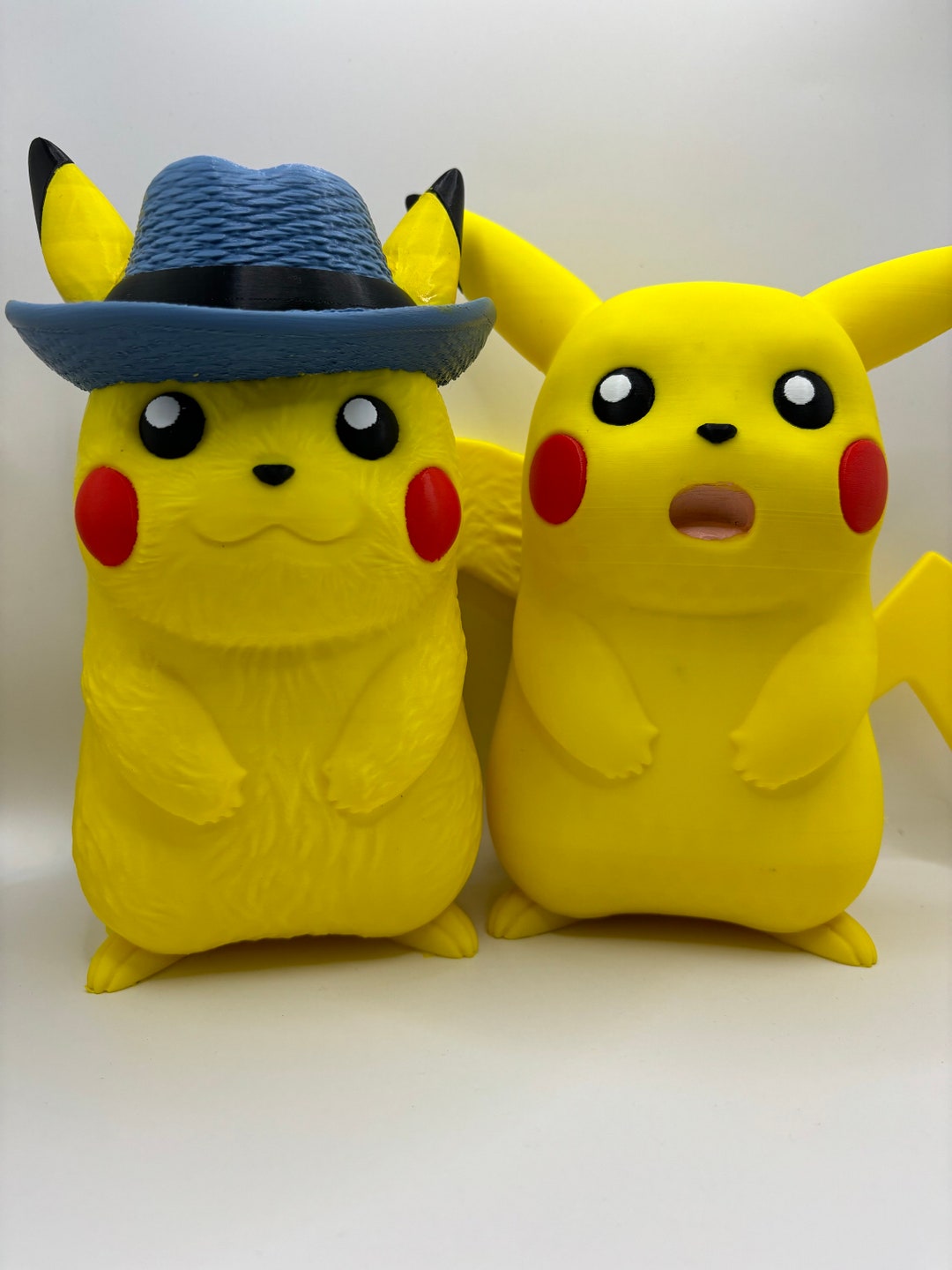 3d Printed Van Gogh Pikachu - Shocked Pikachu Figurine - Etsy