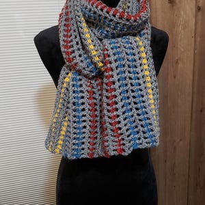 Handmade Crochet Cottagecore Rustic Scarf - Etsy