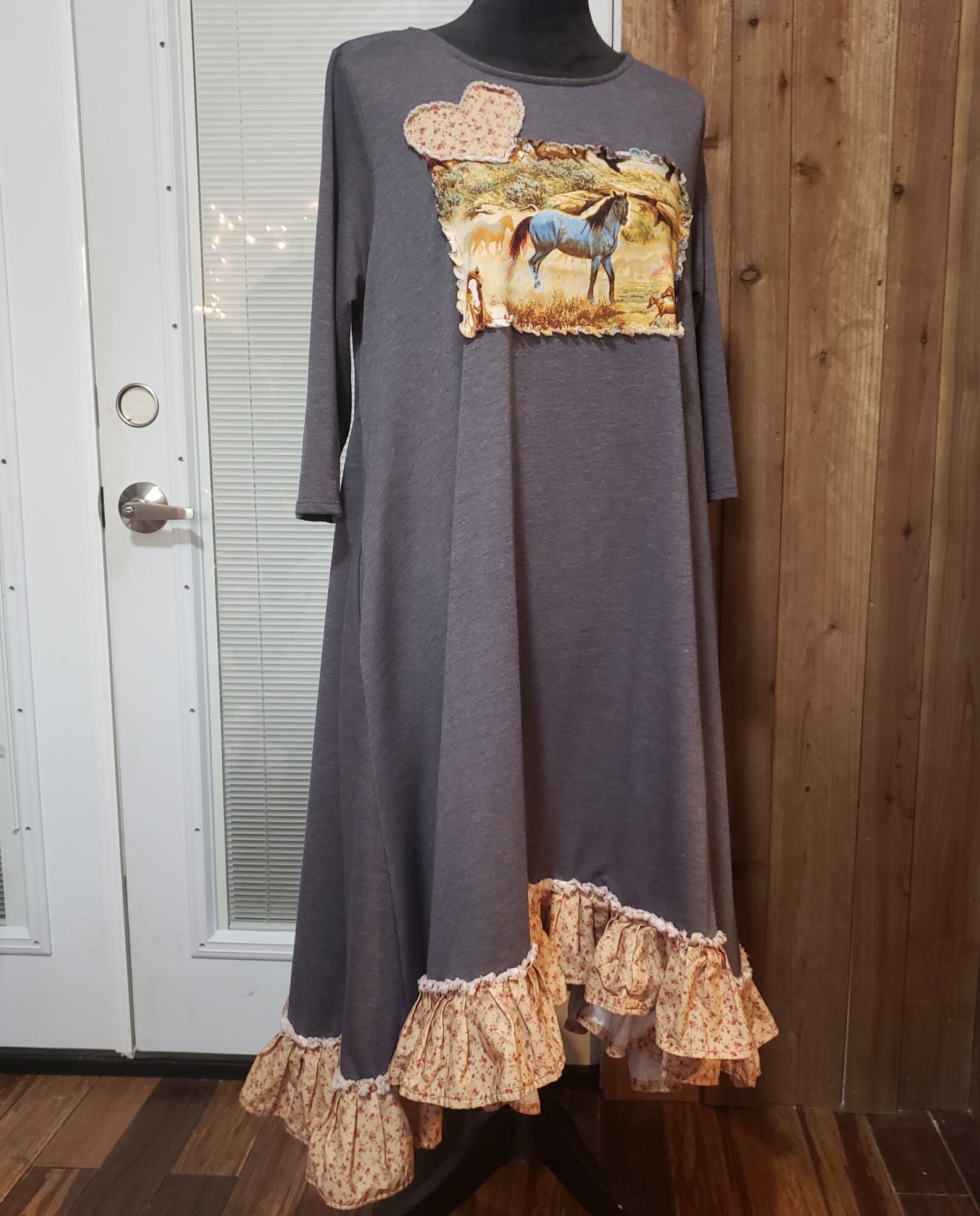 Free Rose Designs Upcycled Cottagecore Prairie Dress - Etsy