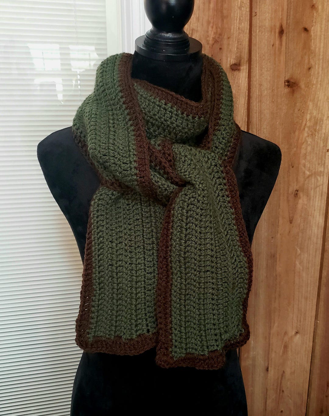 Handmade Crochet Autumn Winter Little House Scarf, Cottagecore, Prairie ...