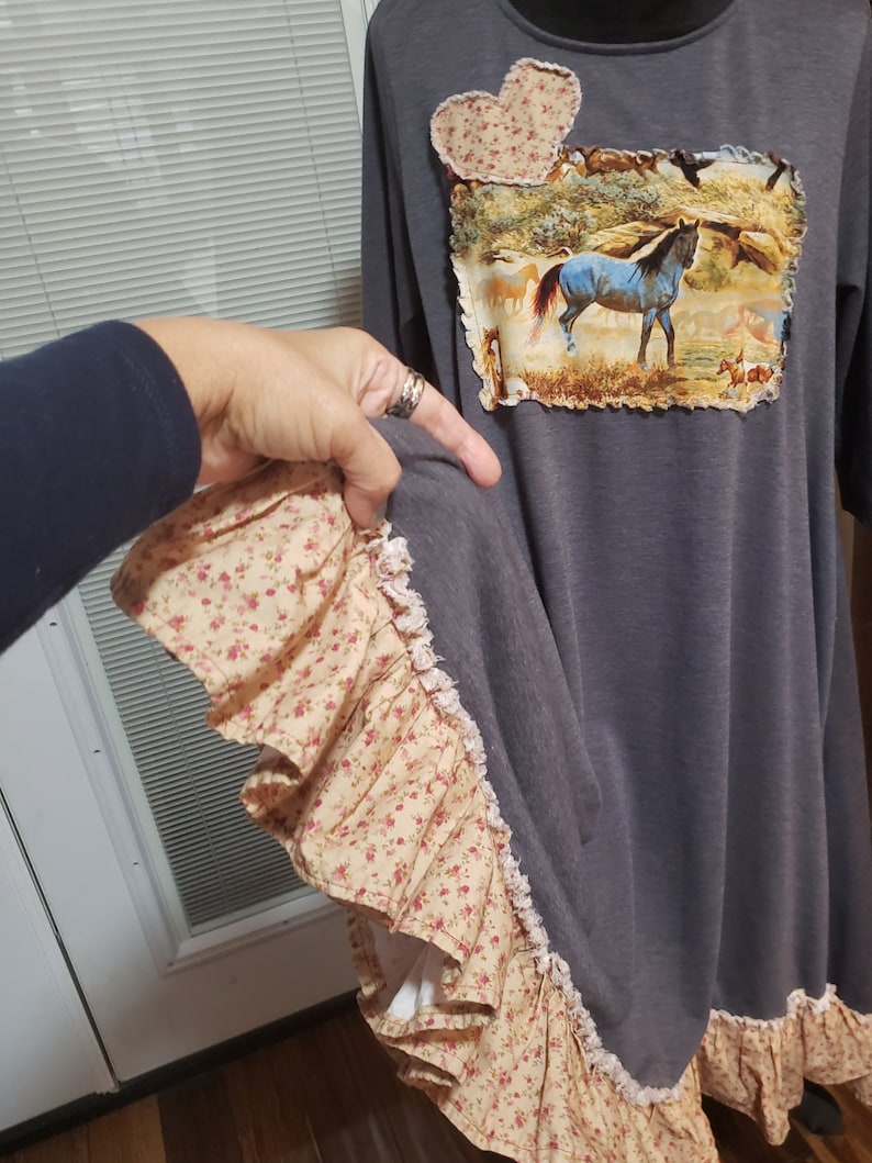 Free Rose Designs Upcycled Cottagecore Prairie Dress - Etsy