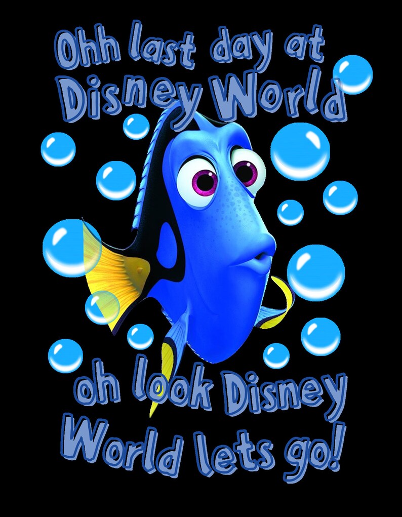 Downloadable Finding Nemo SVG Dory T-shirt Design Printable in PNG PDF ...