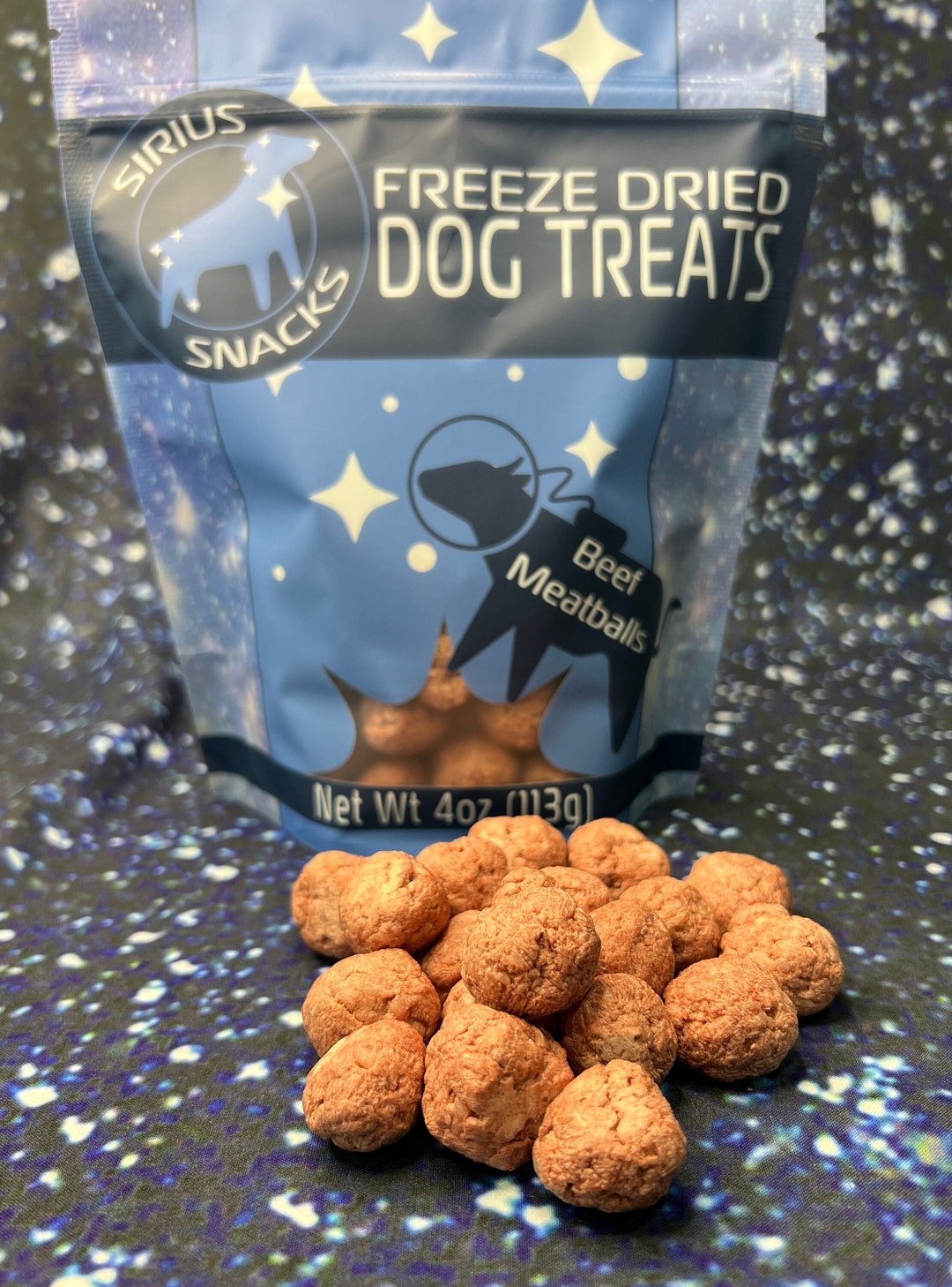 Freeze Dried Beef Meatball Dog Treats - Etsy