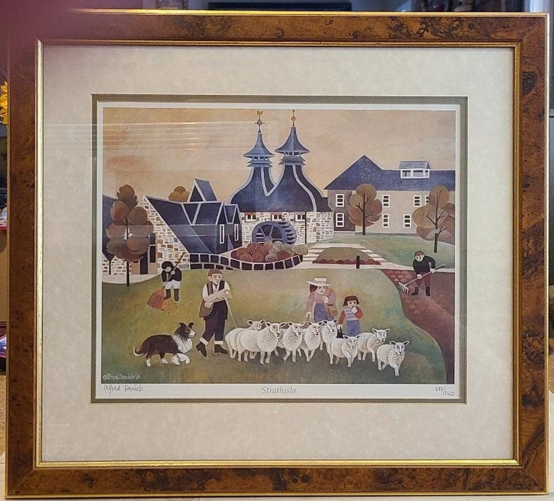 Strathisla Single Malt Scotch Whisky Distillery Framed Print by British ...