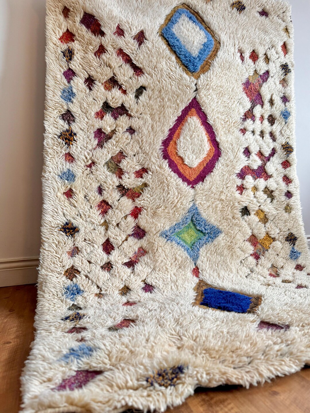 Vintage Wool Shag Rug - Etsy