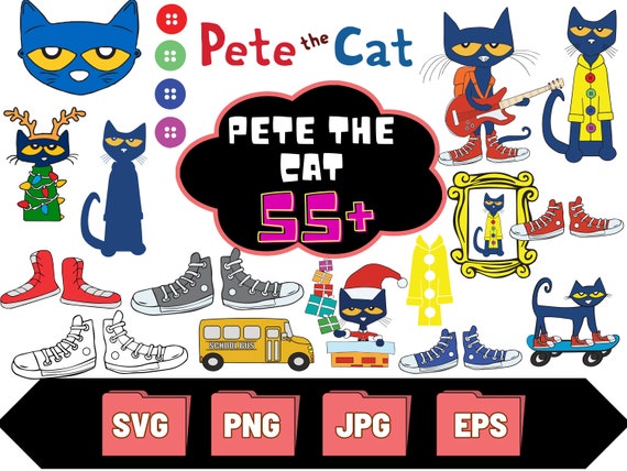Pete The Cat Shoes Clipart
