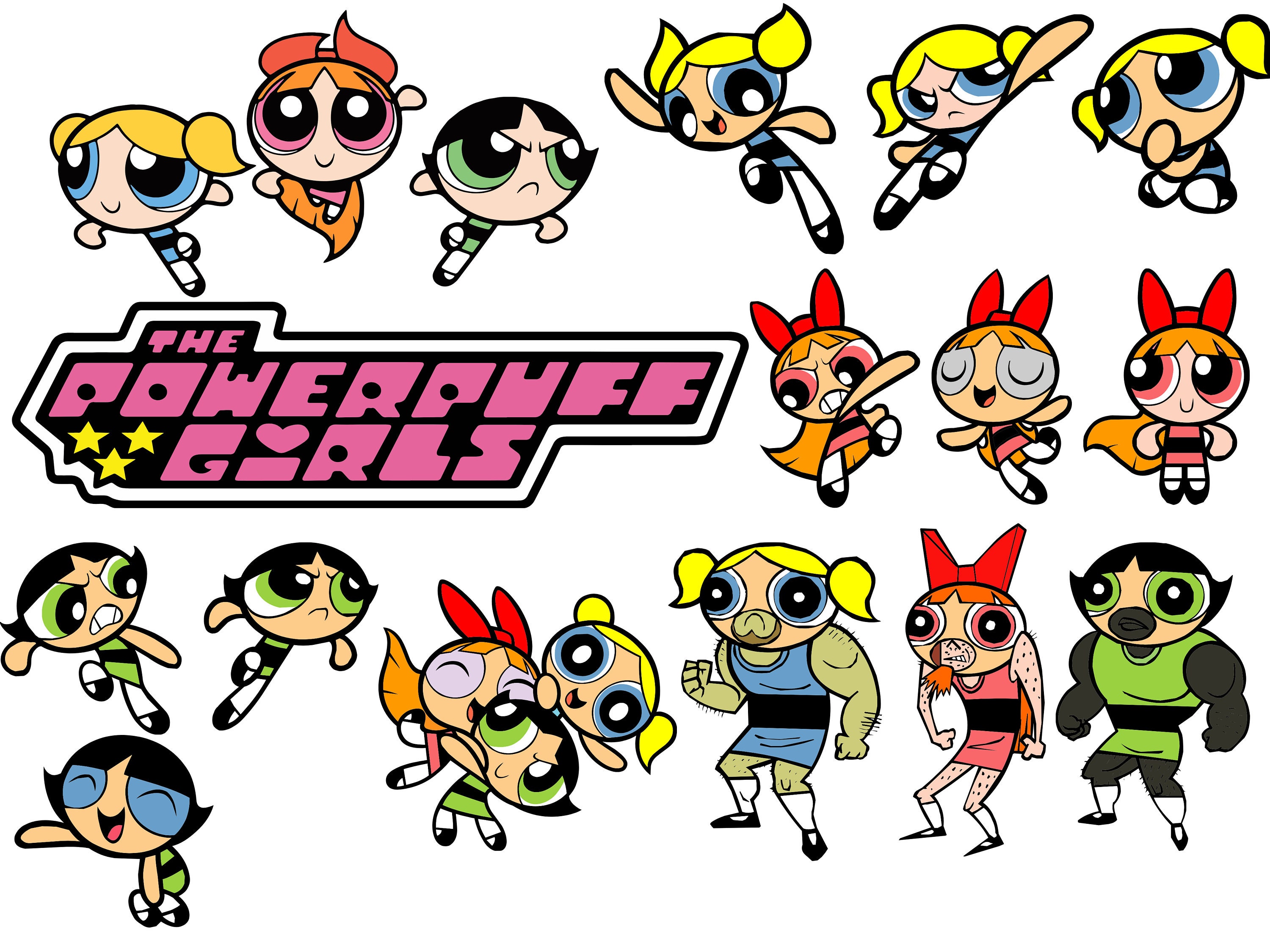 Powerpuff Girls Svg, Svg for Cricut, Powerpuff Svg Bundle, Powerpuff ...