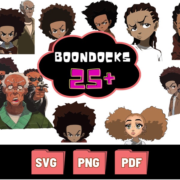 Riley Svg Boondocks - Etsy
