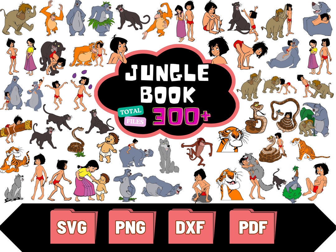 Jungle Book Svg , Jungle Book Png Files, Baloo Svg, the Jungle Book Svg ...