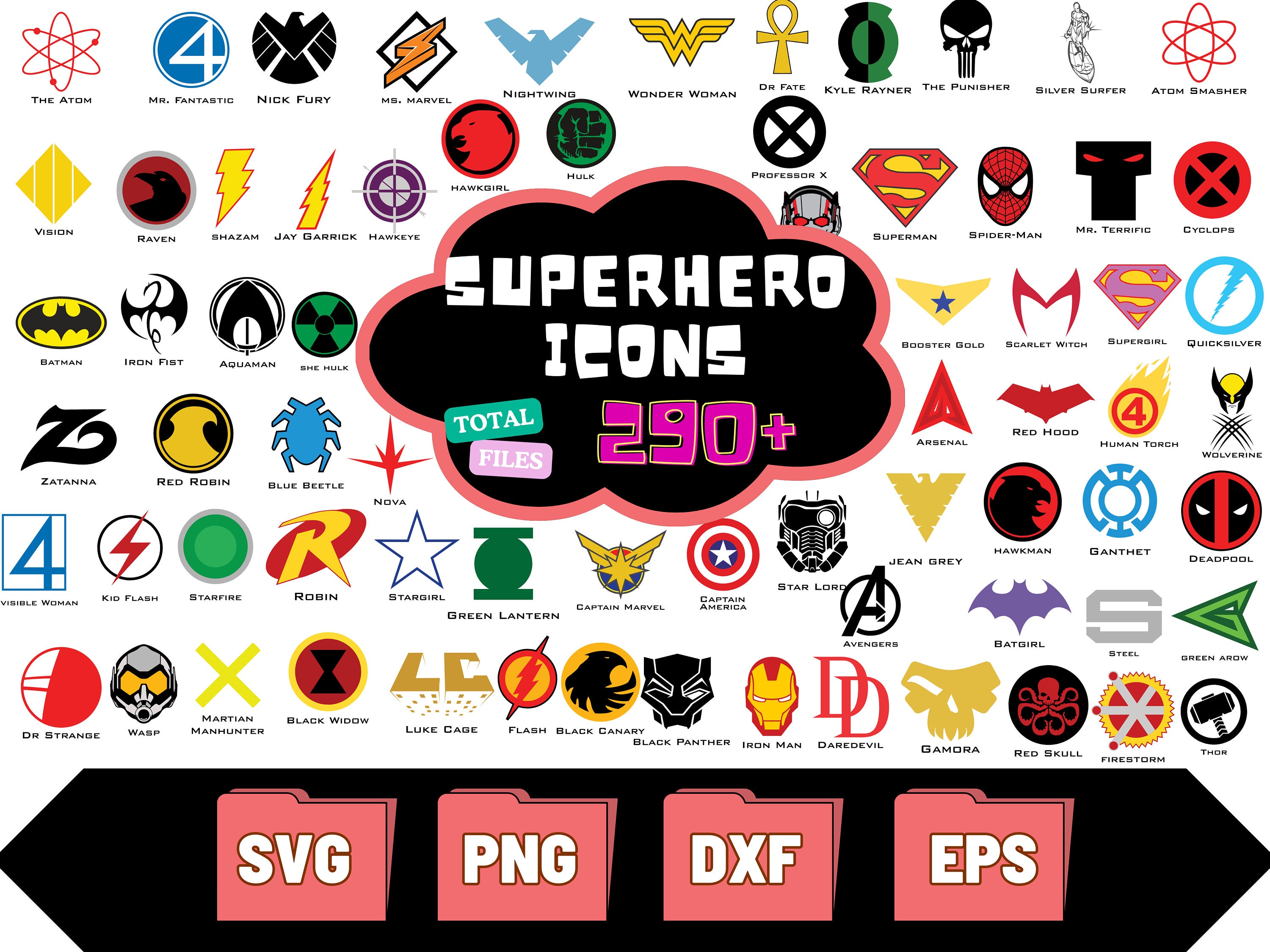 Superhero Symbols And Names