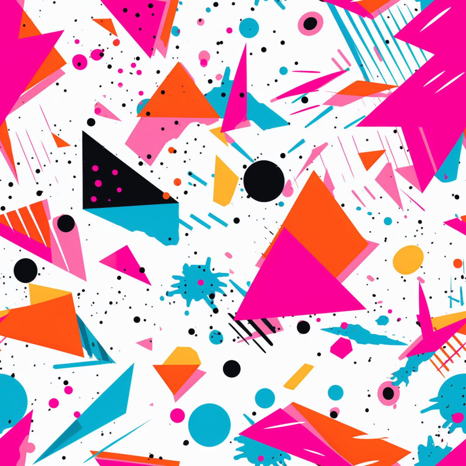 Totally 80's Digital Patterns for Crafting - Etsy