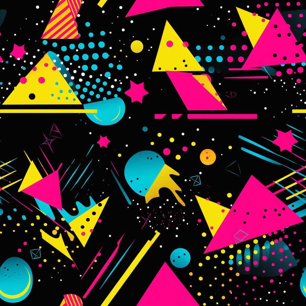 Totally 80's Digital Patterns for Crafting - Etsy