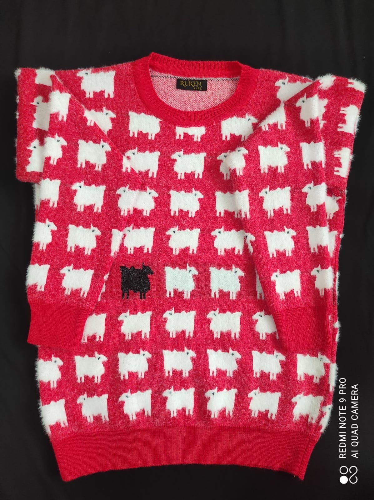 Princess Diana Black Sheep Sweater, Unisex Sweater for Christmas, Soft ...