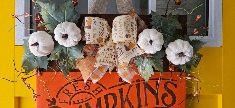 Pumpkin Patch Door Hanger - Etsy