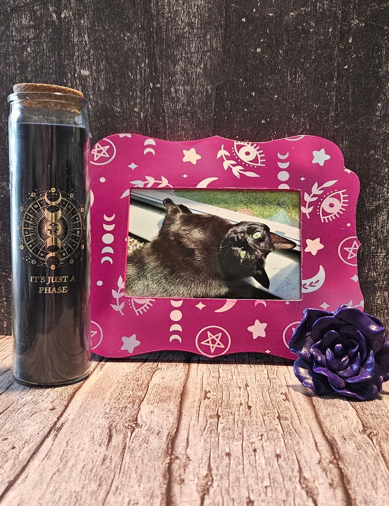 The Eye 4x6 Picture Frame Decoupage Acrylic Painted Witchy Frame - Etsy