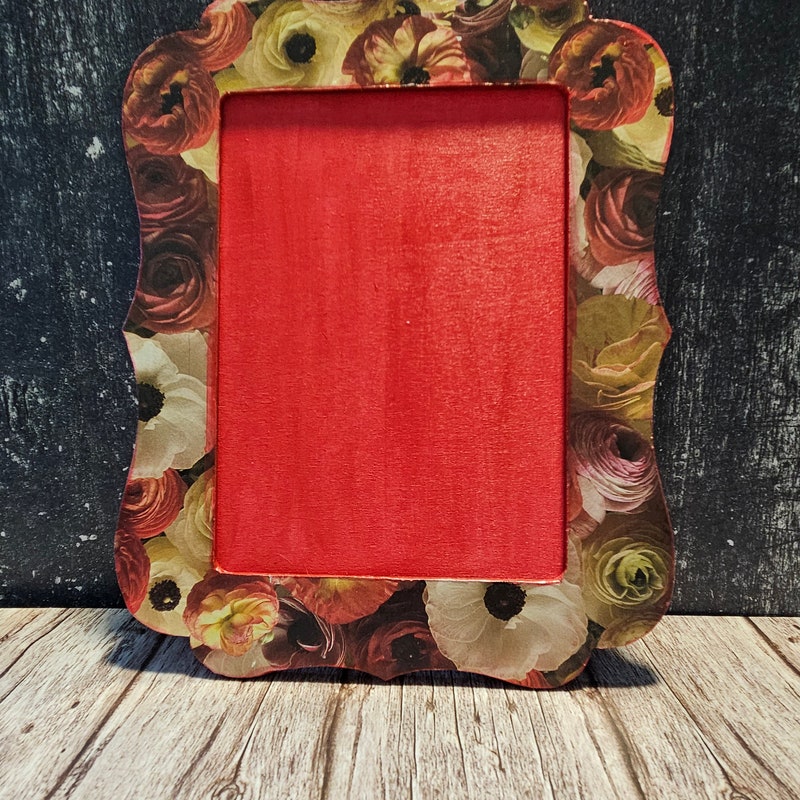Rose Frame - Etsy