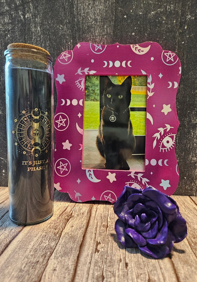 The Eye 4x6 Picture Frame Decoupage Acrylic Painted Witchy Frame - Etsy