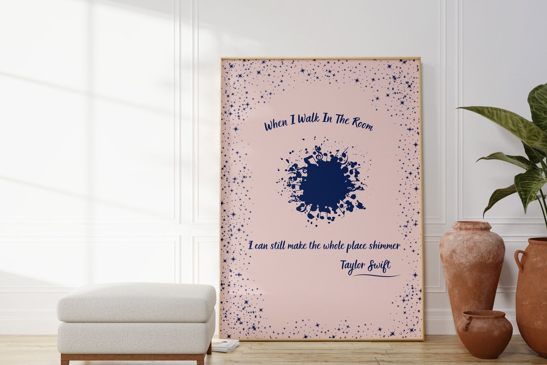 Taylor Swift Lyrics Wall Art,bejeweled Song Lyrics Poster,taylor Swift ...