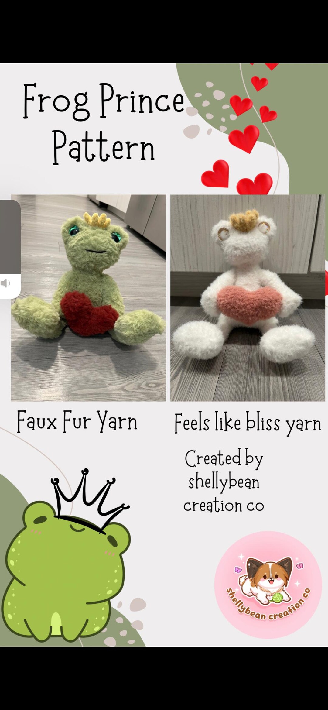Frog Prince Pattern - Etsy