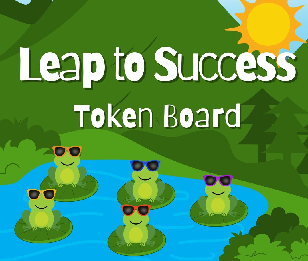 Leap to Success Token Board - Etsy