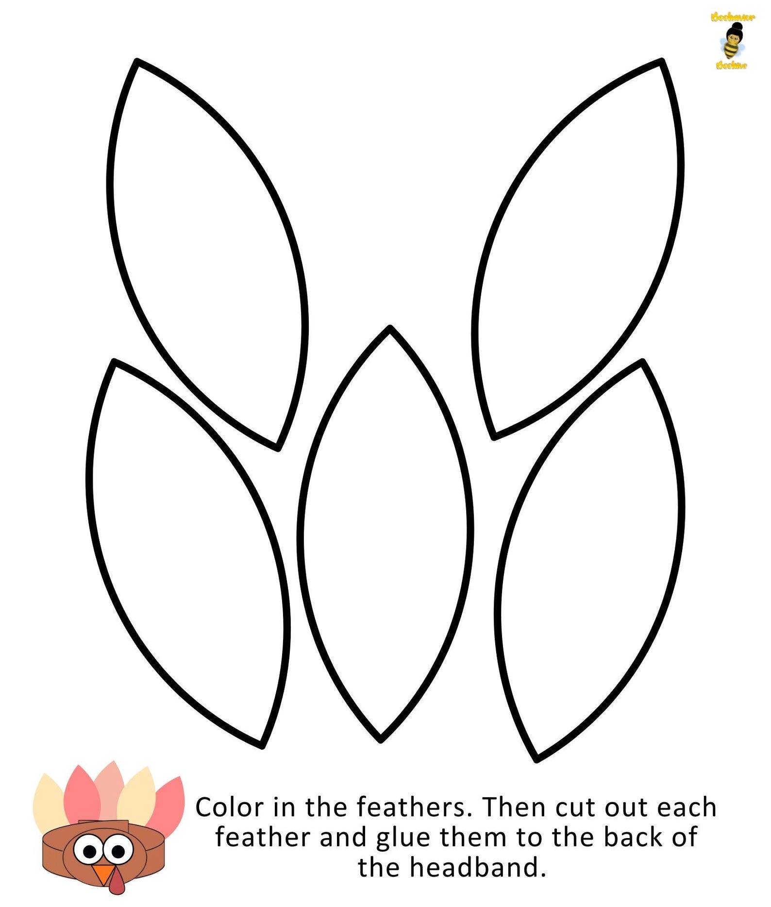 Thanksgiving Turkey Headband Craft Kit: Gobble up the Fun Turkey ...