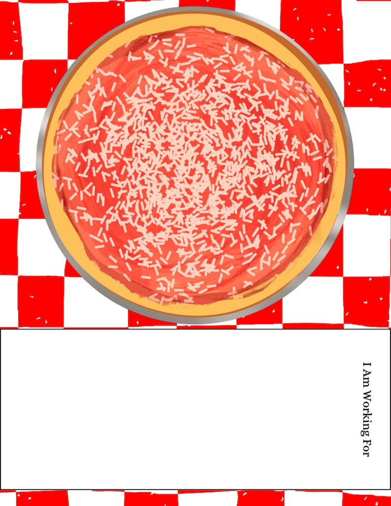 Pepperoni Pizza Token Board for Kids | Printable Reward System for ...