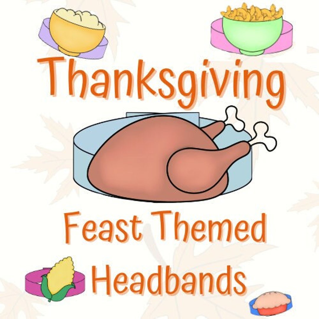 Thanksgiving Day Food Headbands - Etsy