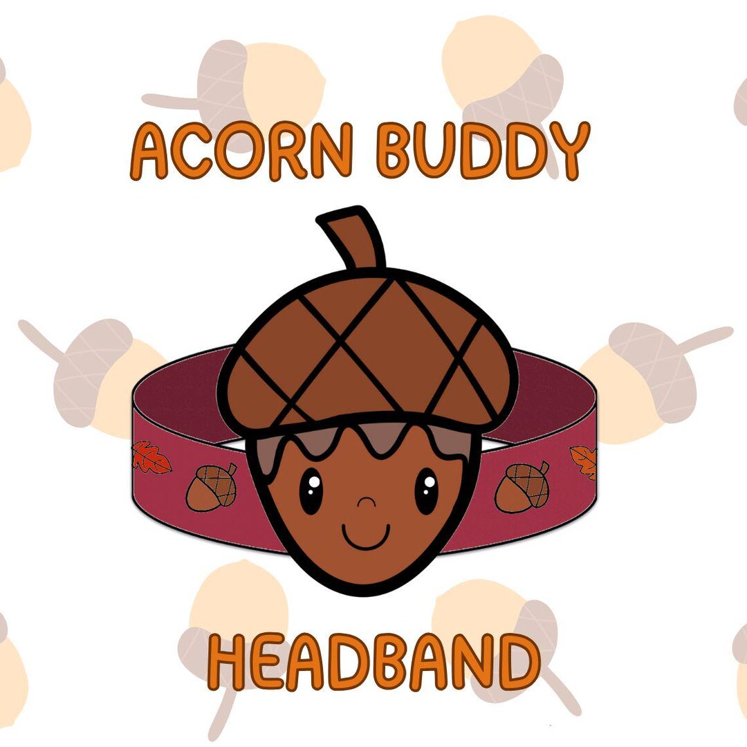 DIY Acorn Buddy Headband Craft Kit Fun Fall Activity for Kids, Perfect ...