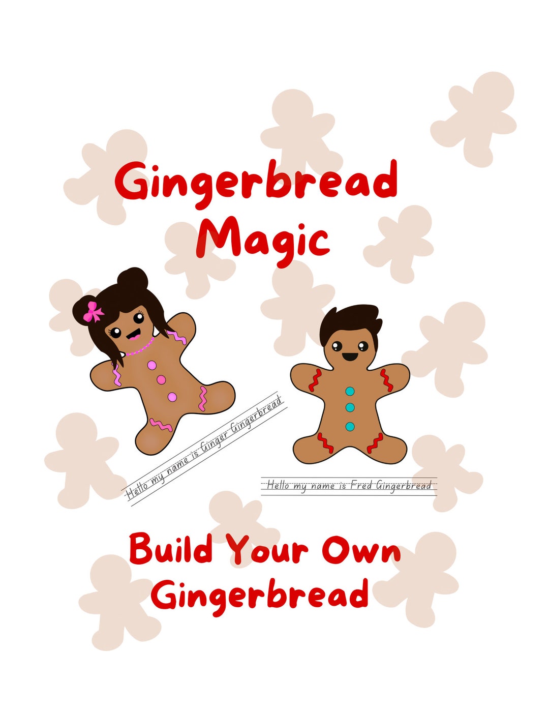 Gingerbread Magic: Build Your Own Gingerbread - Etsy