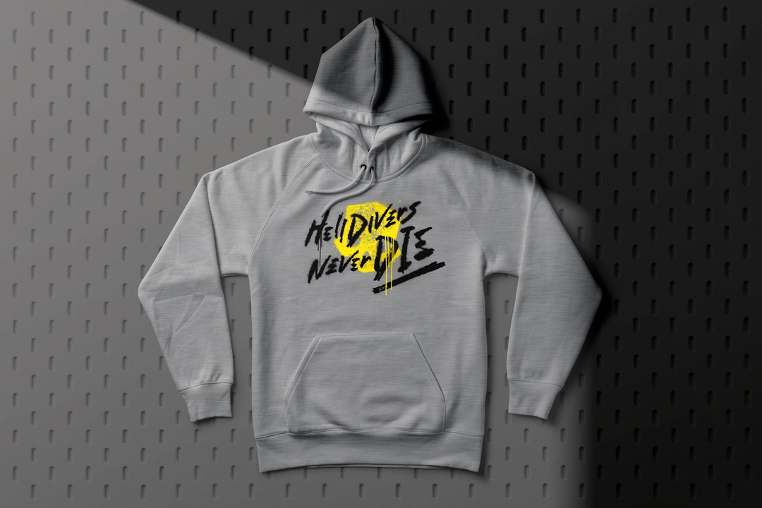 Helldivers 2 Helldivers Never Die Hoodie - Etsy