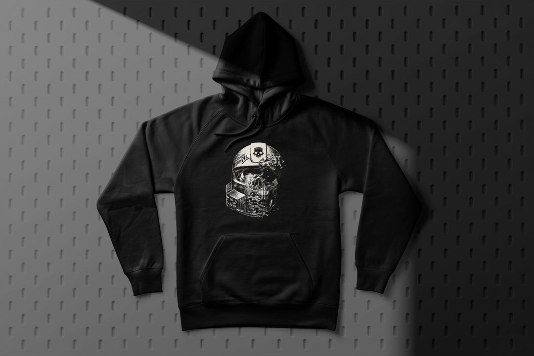 Helldivers 2 Helldivers Never Die Helmet Skull Hoodie - Etsy