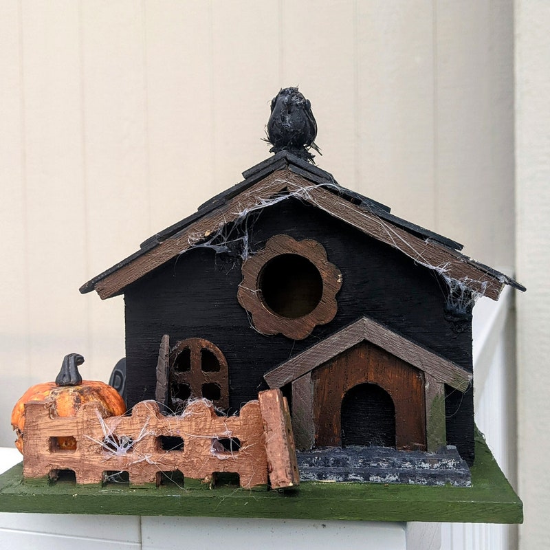 Halloween Birdhouse - Etsy