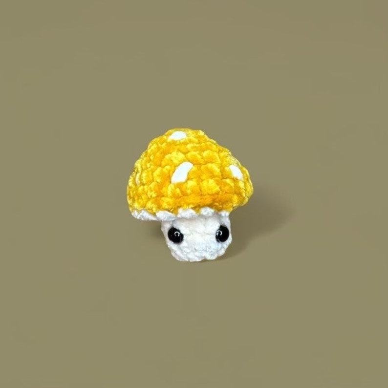 Mushie the Mushroom Cute Mushroom Pop-it Crochet Plushie Soft Squishy ...