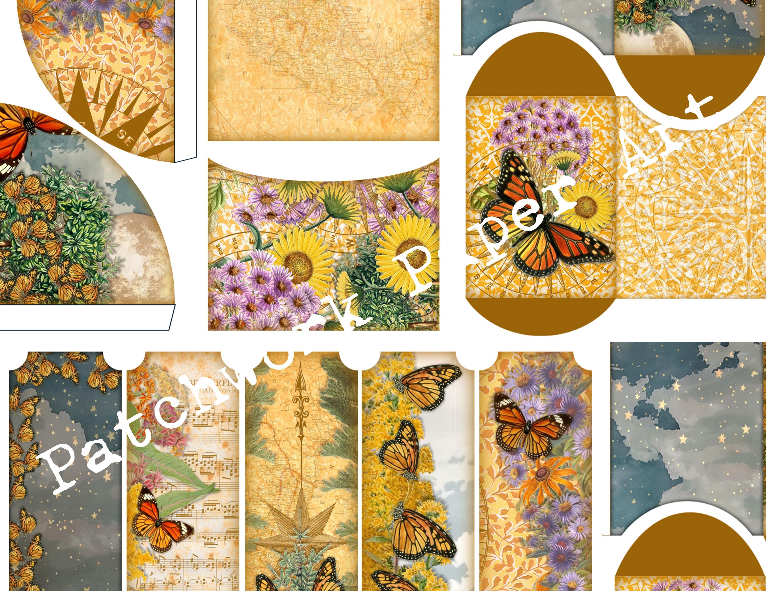 MONARCH MIGRATION Printable/junk Journal Kit/digital/monarch Butterfly ...