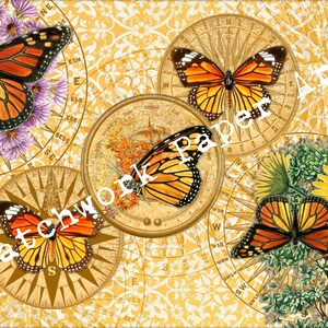 MONARCH MIGRATION Printable/junk Journal Kit/digital/monarch Butterfly ...
