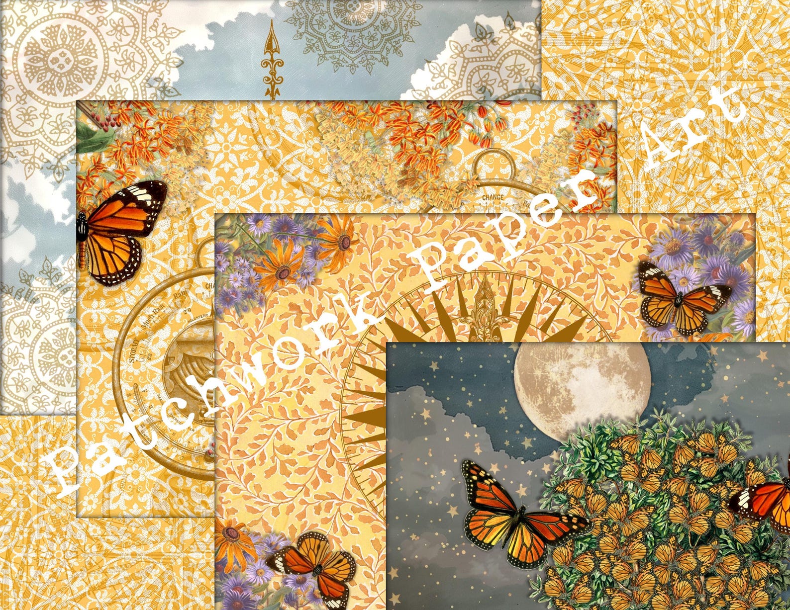 MONARCH MIGRATION Printable/junk Journal Kit/digital/monarch Butterfly ...