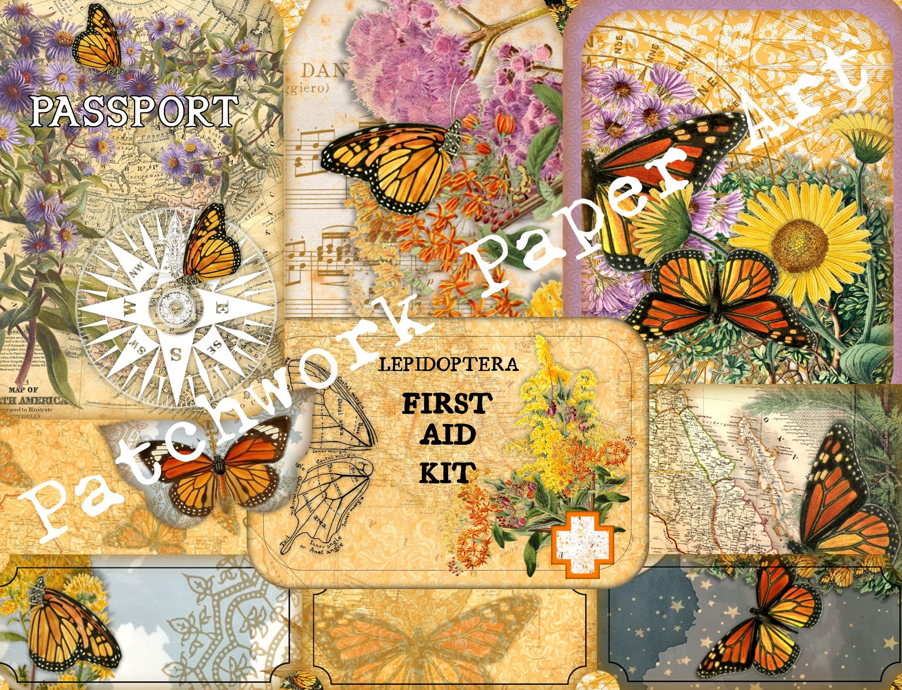 MONARCH MIGRATION Printable/junk Journal Kit/digital/monarch Butterfly ...