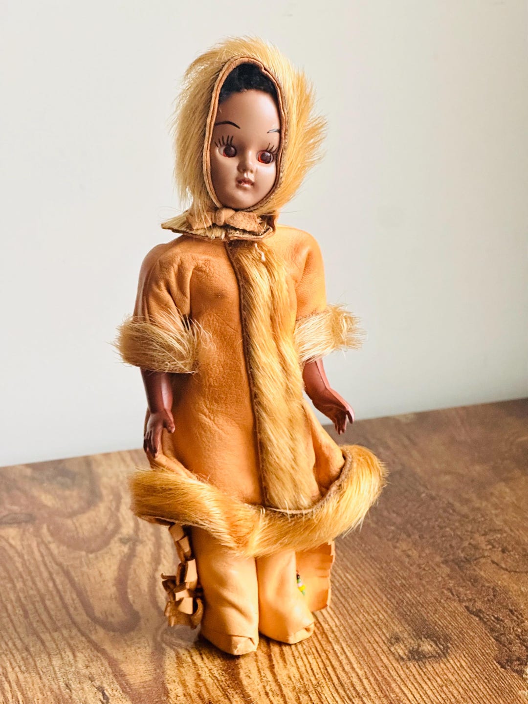 Vintage Inuit Sleep Awake Doll - Collectible Display Doll - Etsy